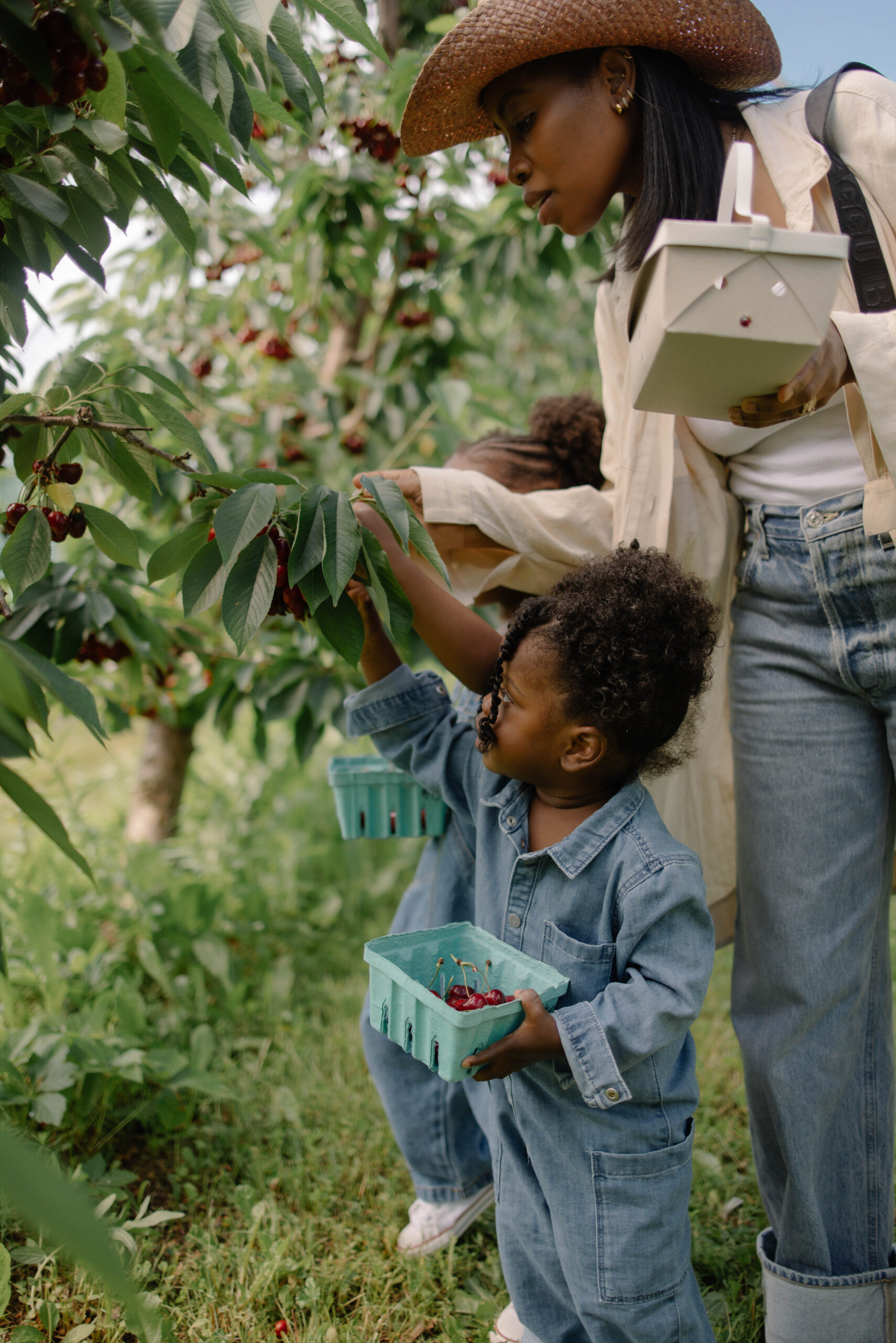 Mommy and Me: Strawberry + Cherry Picking – Miss Enocha