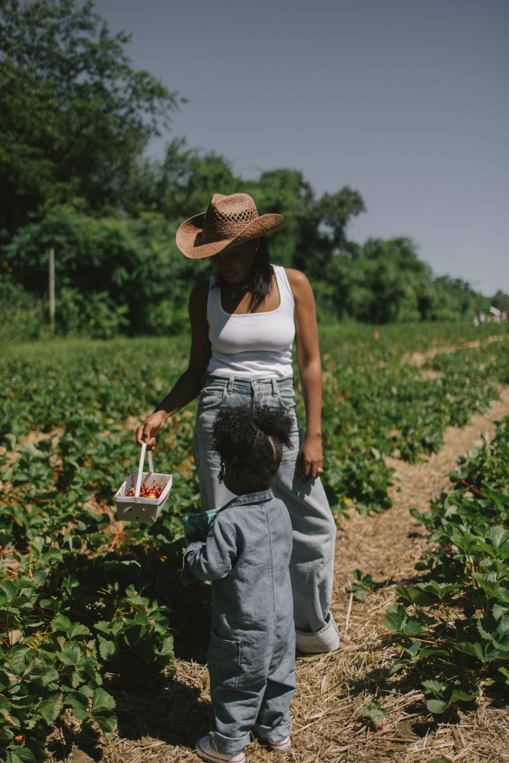 Mommy and Me: Strawberry + Cherry Picking – Miss Enocha